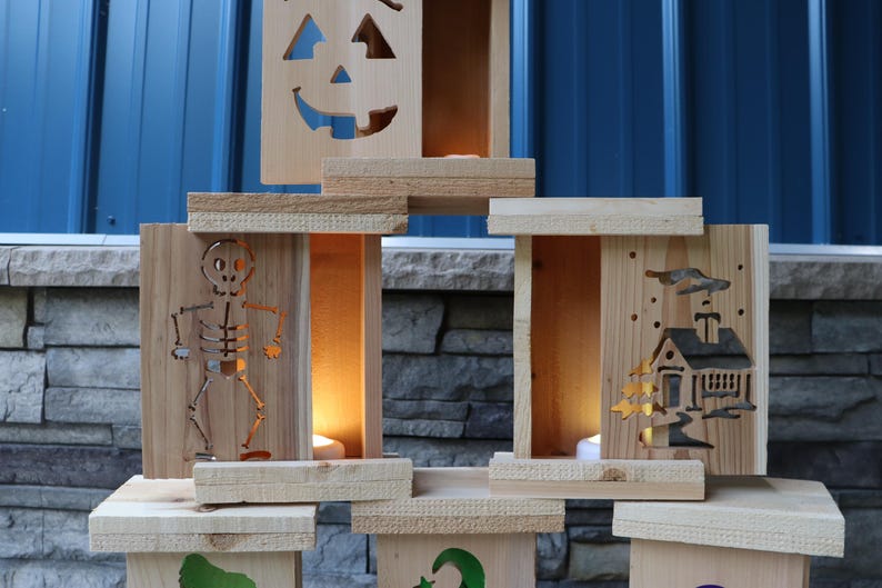 Handcrafted Cedar Décor Box With Interchangeable Faces - Etsy