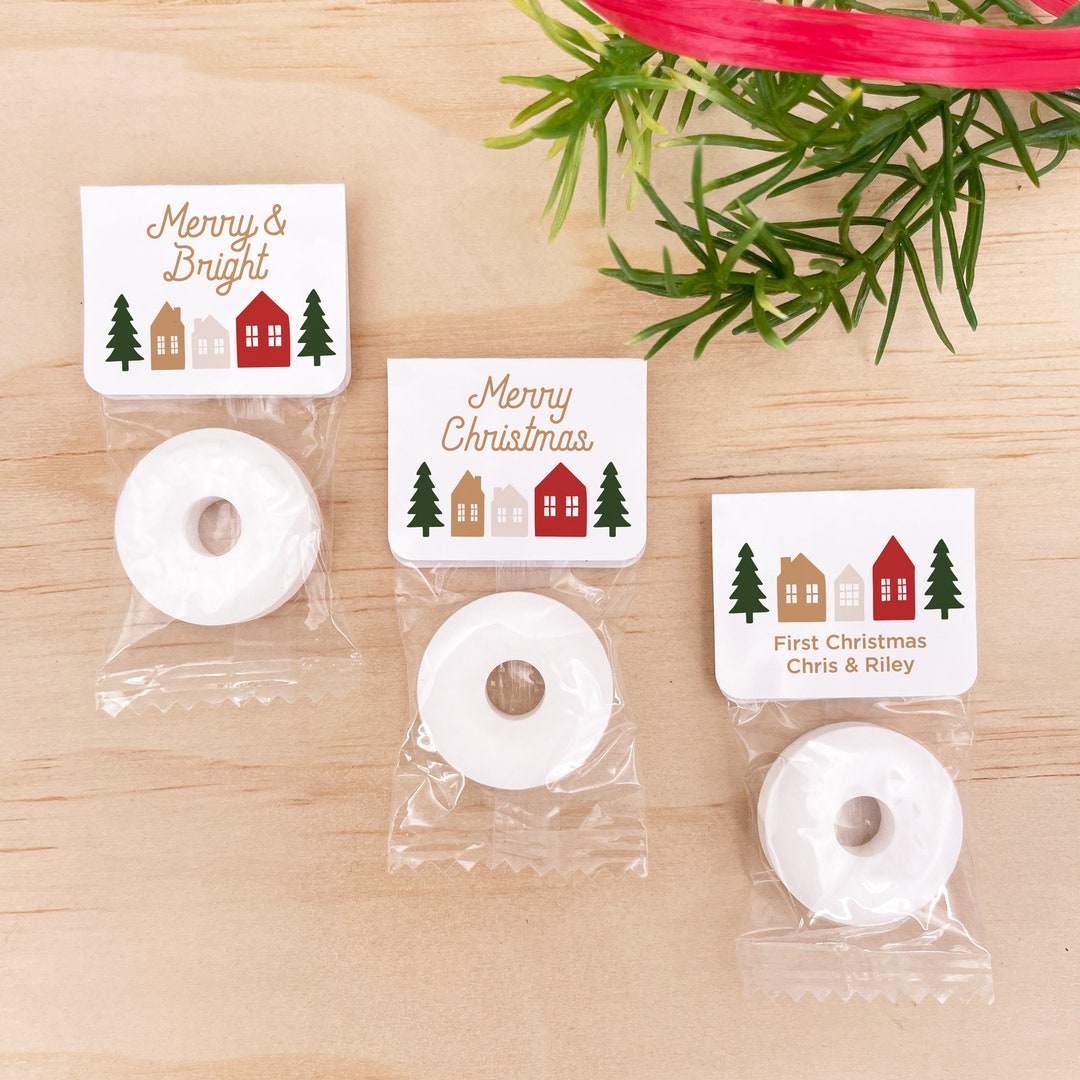 Christmas Mints, Personalized Christmas Candy Favors, Cute Christmas ...