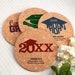 Personalized Graduation Cork Coasters, Graduation Party Decorations ...
