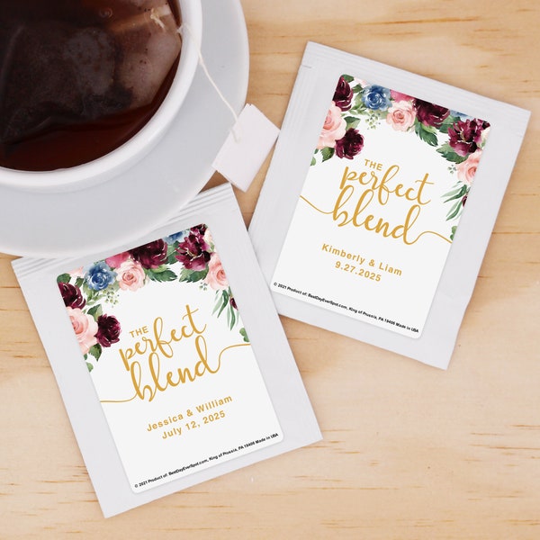 Tea Blends Wedding Favors - Etsy