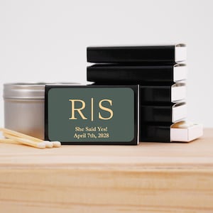 Wedding Favor Matches, Personalized Matches, Custom Matchboxes ...
