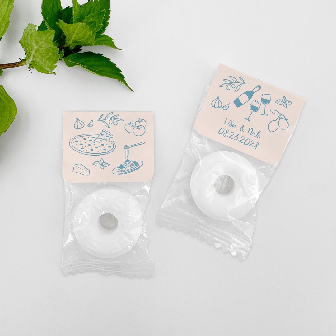 Mint Party Favors, Custom Mints, Wedding and Bridal Shower, Bulk Party ...