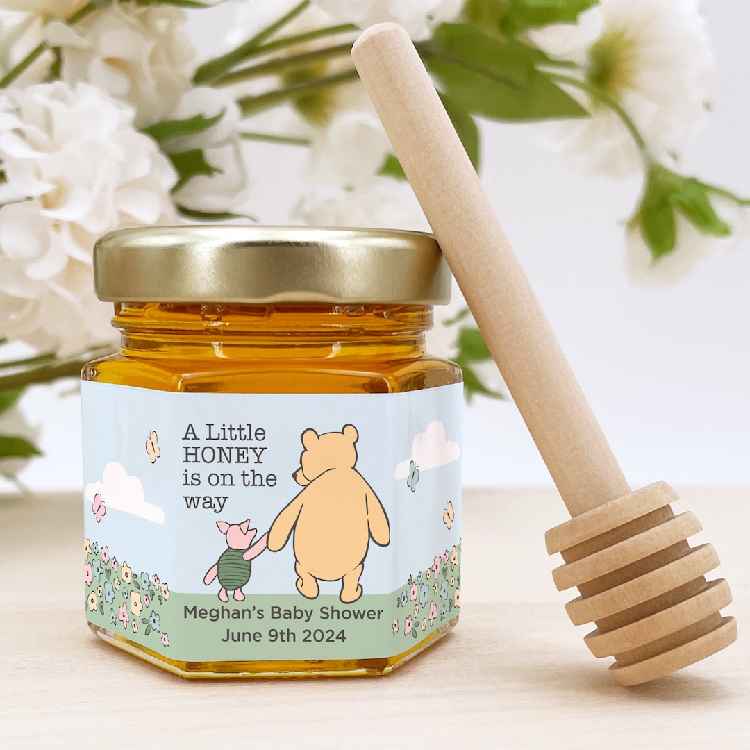 Classic Winnie the Pooh Baby Shower, Pooh Bear Baby Shower Favors, Mini ...