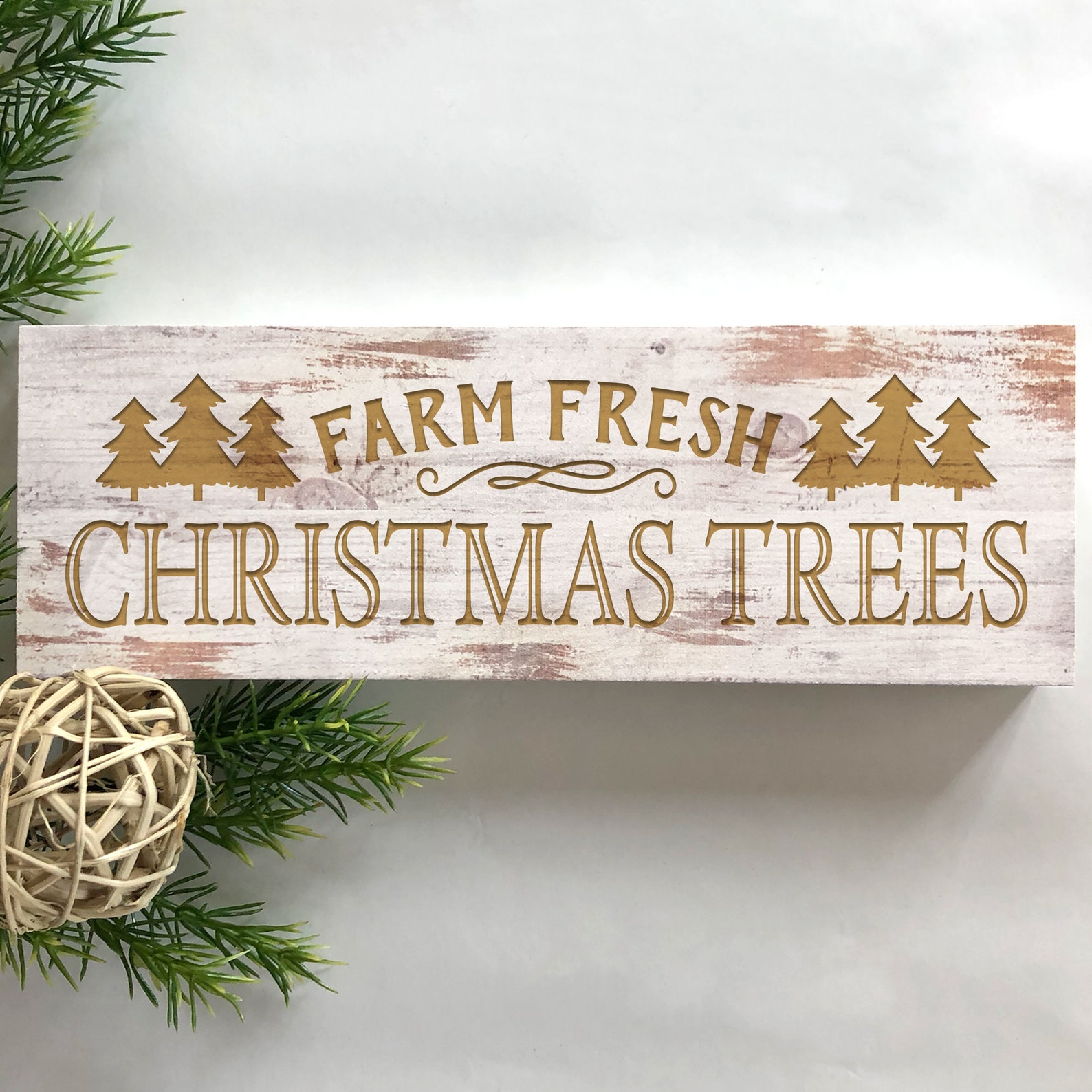 Christmas Decor Table Top Wood Block Sign Christmas Gift - Etsy