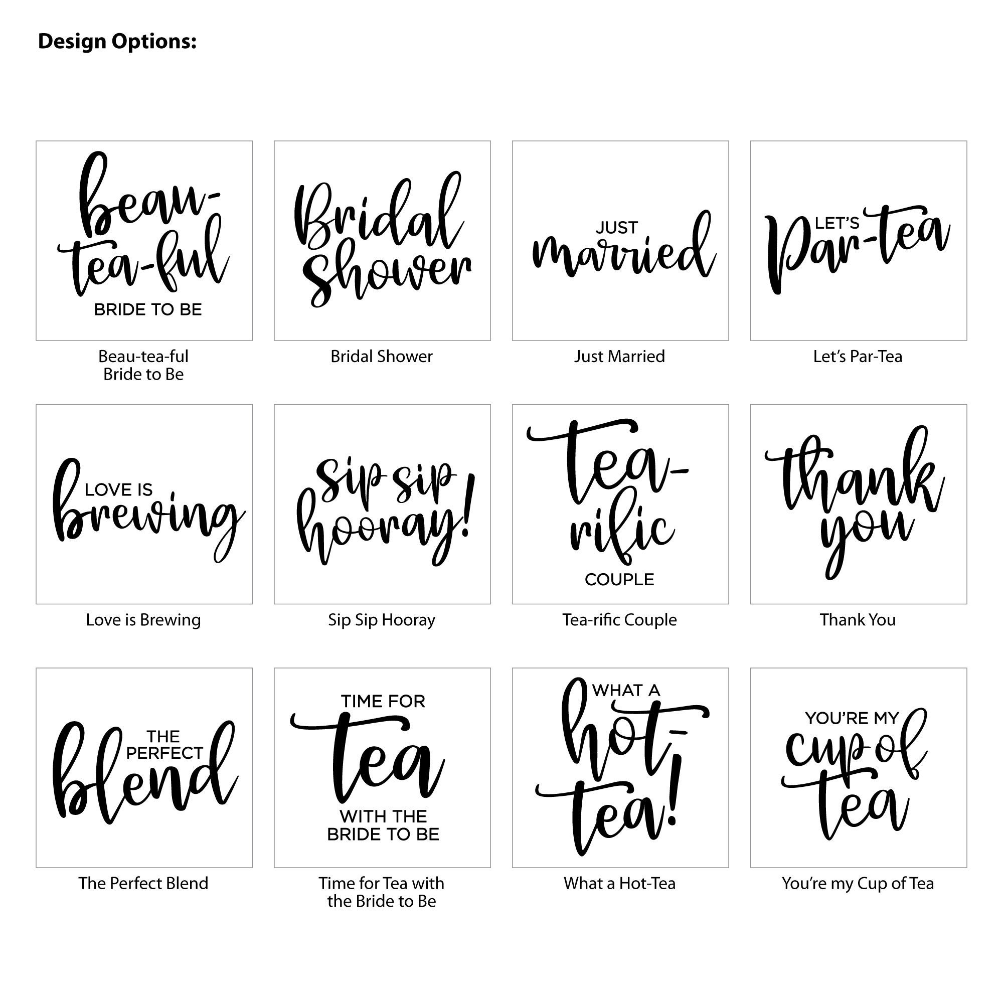 Wedding Favor Tea, Tea-rific Couple, the Perfect Blend, Wedding Favors ...