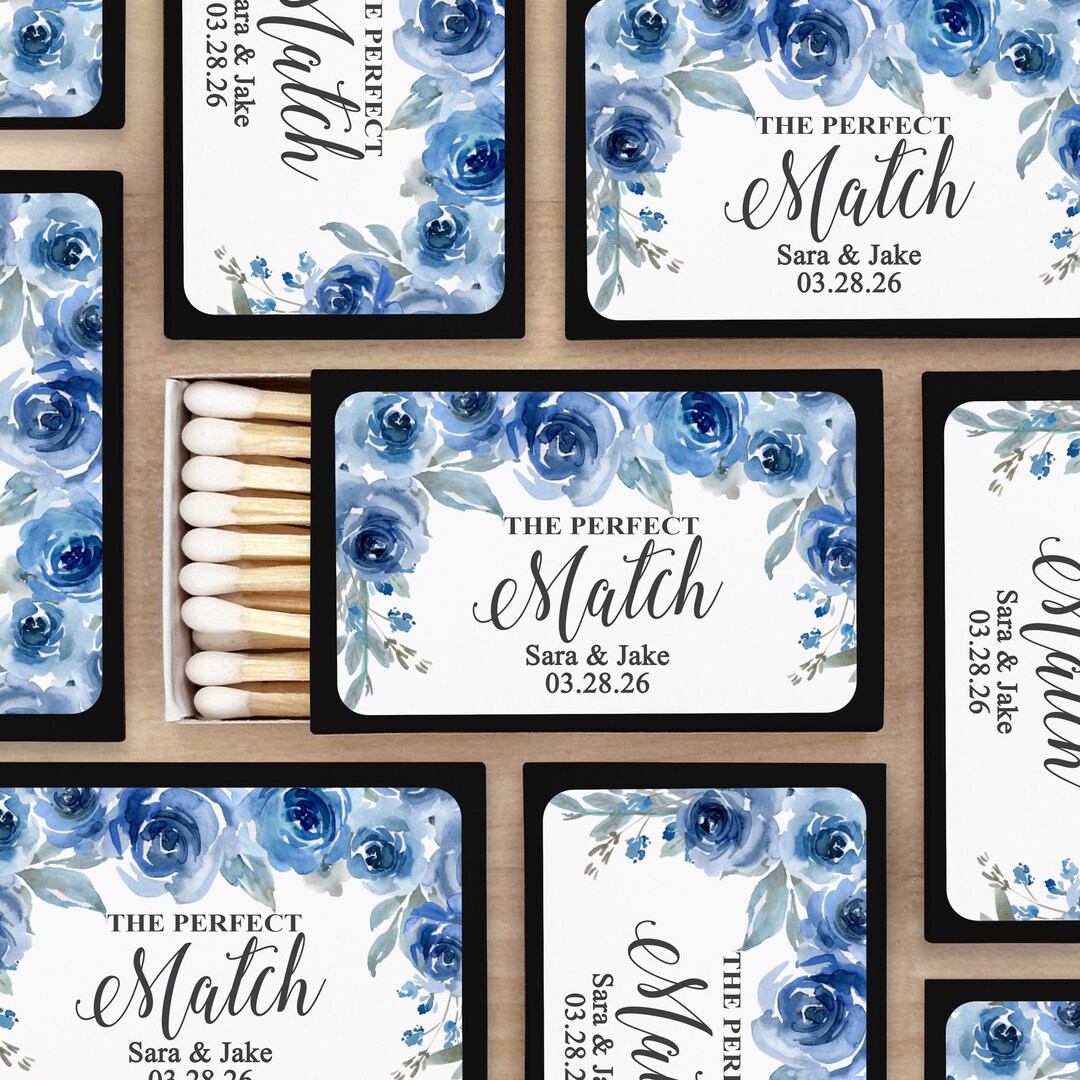 Wedding Matches Perfect Match Matchboxes Wedding Favors - Etsy
