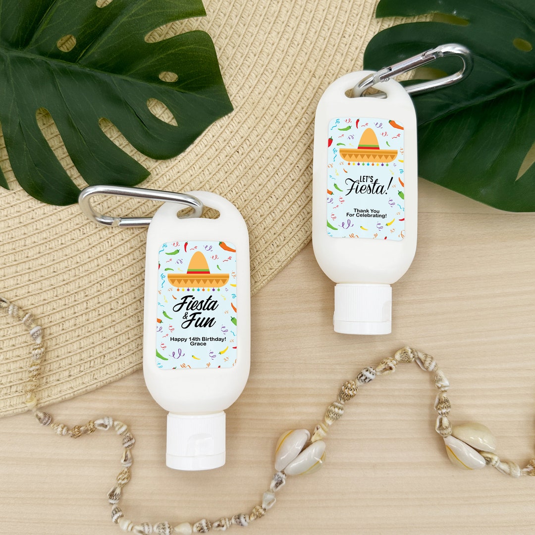 Fiesta Party Favors, Sunscreen Party Favors, Birthday Party Favors ...