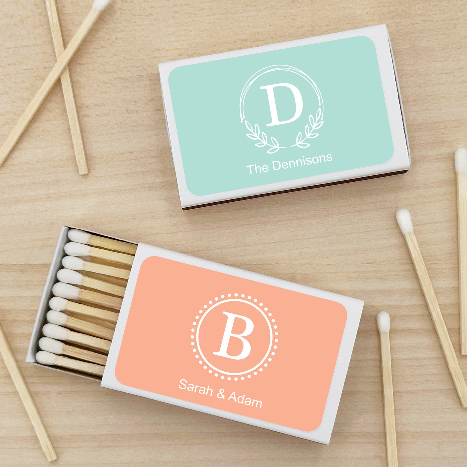 Personalized Wedding Matches Monogrammed Matches Wedding - Etsy