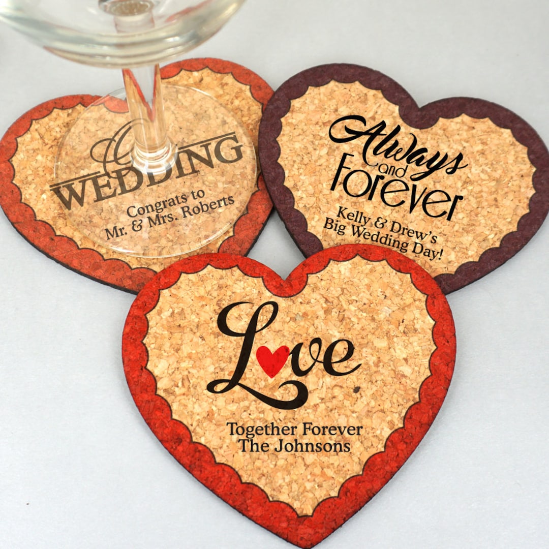 Wedding Favors, Valentines Day Gift, Heart Wedding Favors, Personalized ...