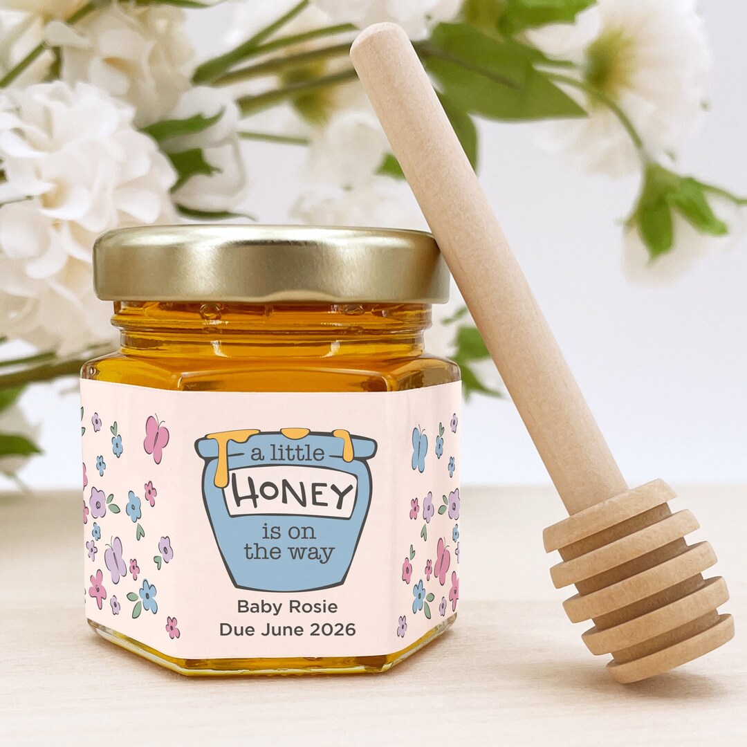 Mini Honey Jar Favors, Honey Baby Shower Favors, Honey Party Favors ...