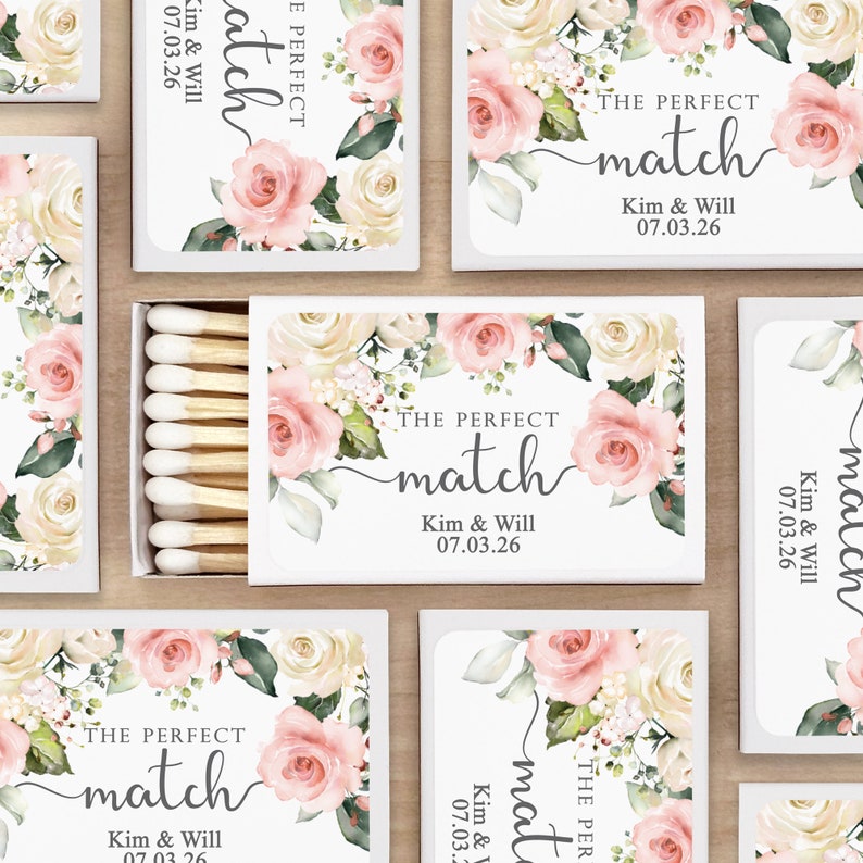 Wedding Matches, Perfect Match Matches, Personalized Matchboxes ...