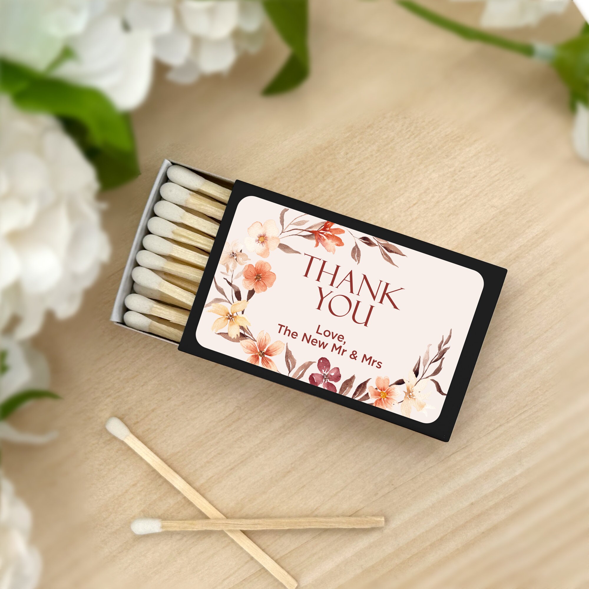 Falling in Love Wedding Favor Matches, "the Perfect Match" Personalized ...