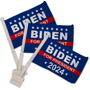 Biden 2024 Campaign, Biden Harris Car Flag, Political Car Flag ...