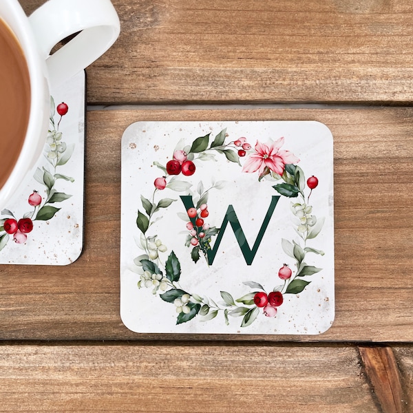 Letter Coaster - Etsy