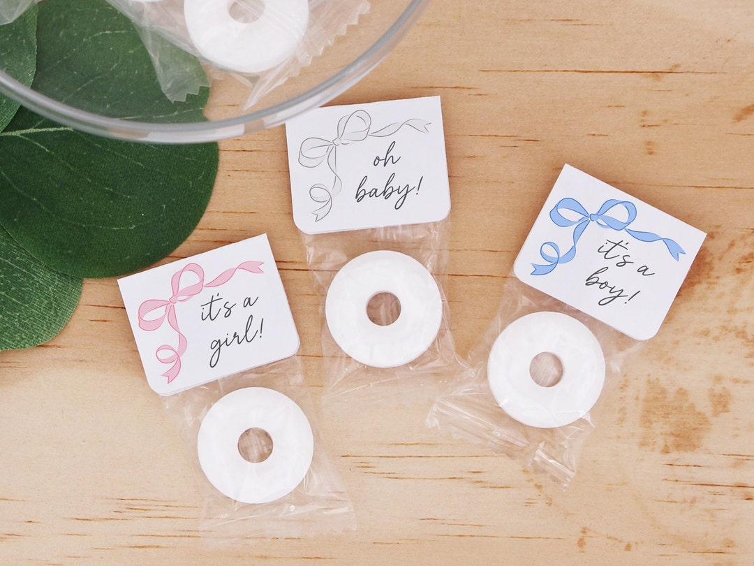 Baby Sprinkle Favors, Custom Life Saver Mints, Cute Baby Shower Favor ...