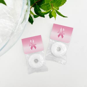 Breast Cancer Awareness Mints, Pink Ribbon Awareness Items, Charity ...