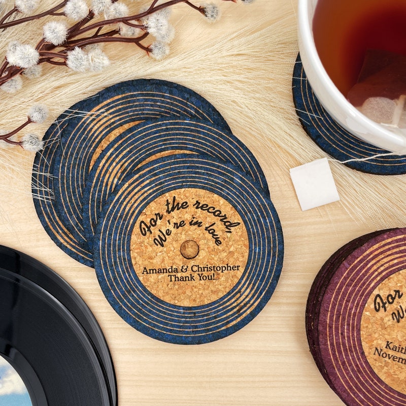 Vinyl Coasters - Etsy