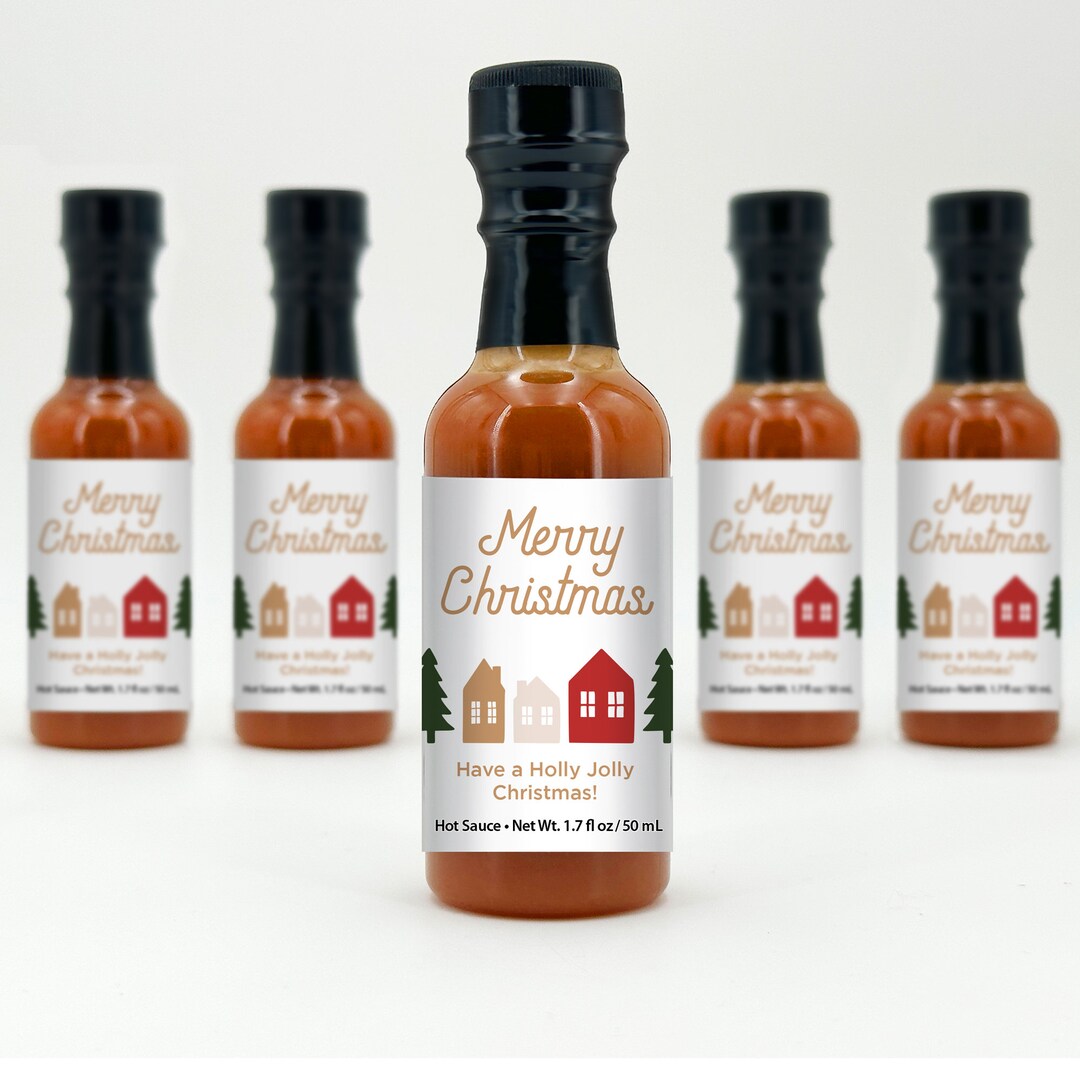 Hot Sauce Christmas Gift, Mini Hot Sauce Gift, Funny Christmas Favors ...