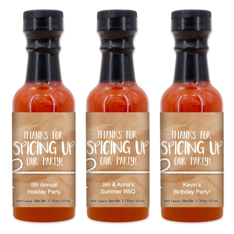 Hot Sauce Party Favors Hot Sauce Gift Party Favors Mini Hot - Etsy
