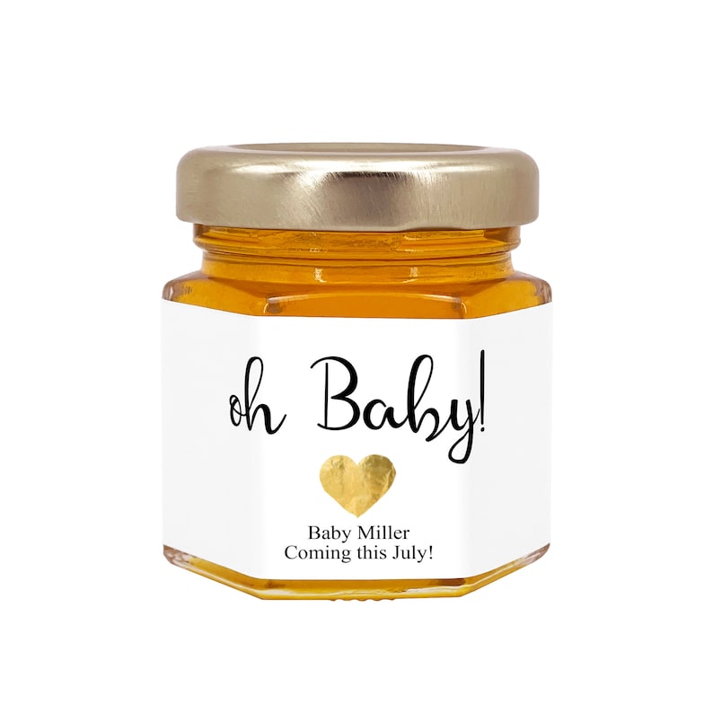 Honey Baby Shower Favors, Mini Honey Jar Favors, Honey Party Favors ...