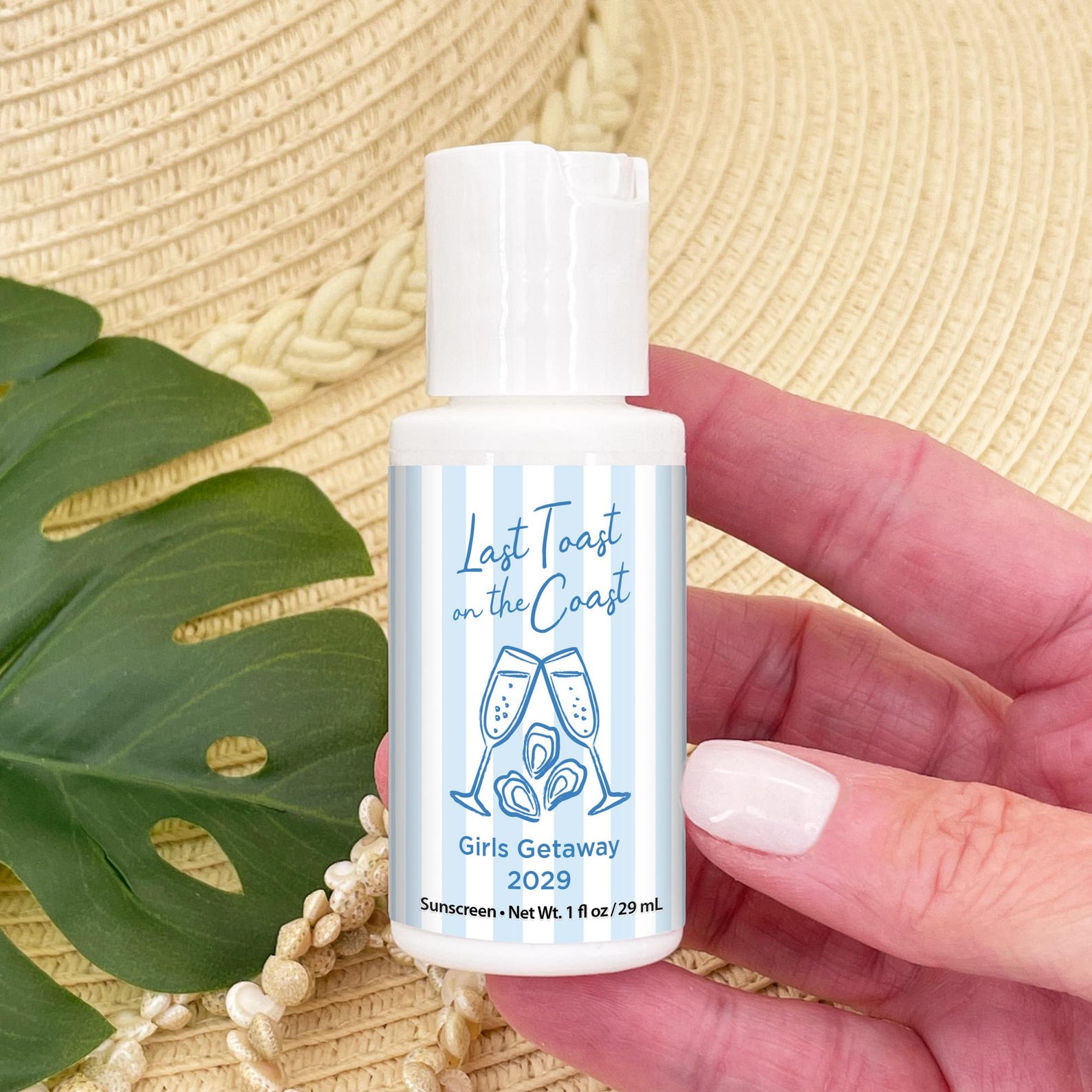 Bachelorette Mini Sunscreen Favor, Custom Wedding Favors, Bridal Shower ...