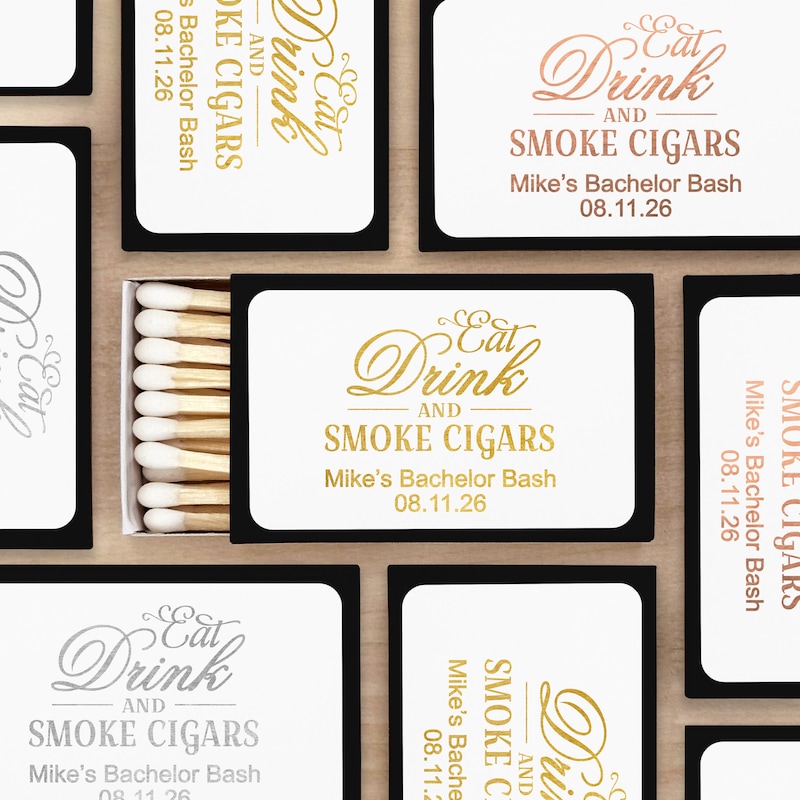 Custom Cigar Matches - Etsy