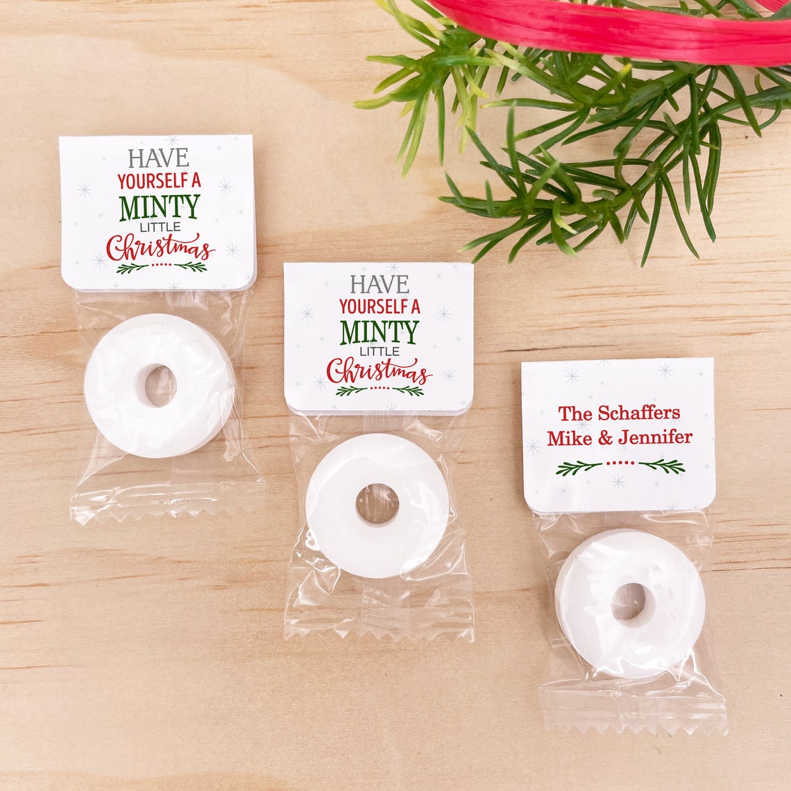 Have Yourself a Very Minty Christmas, Christmas Mints, Personalized ...