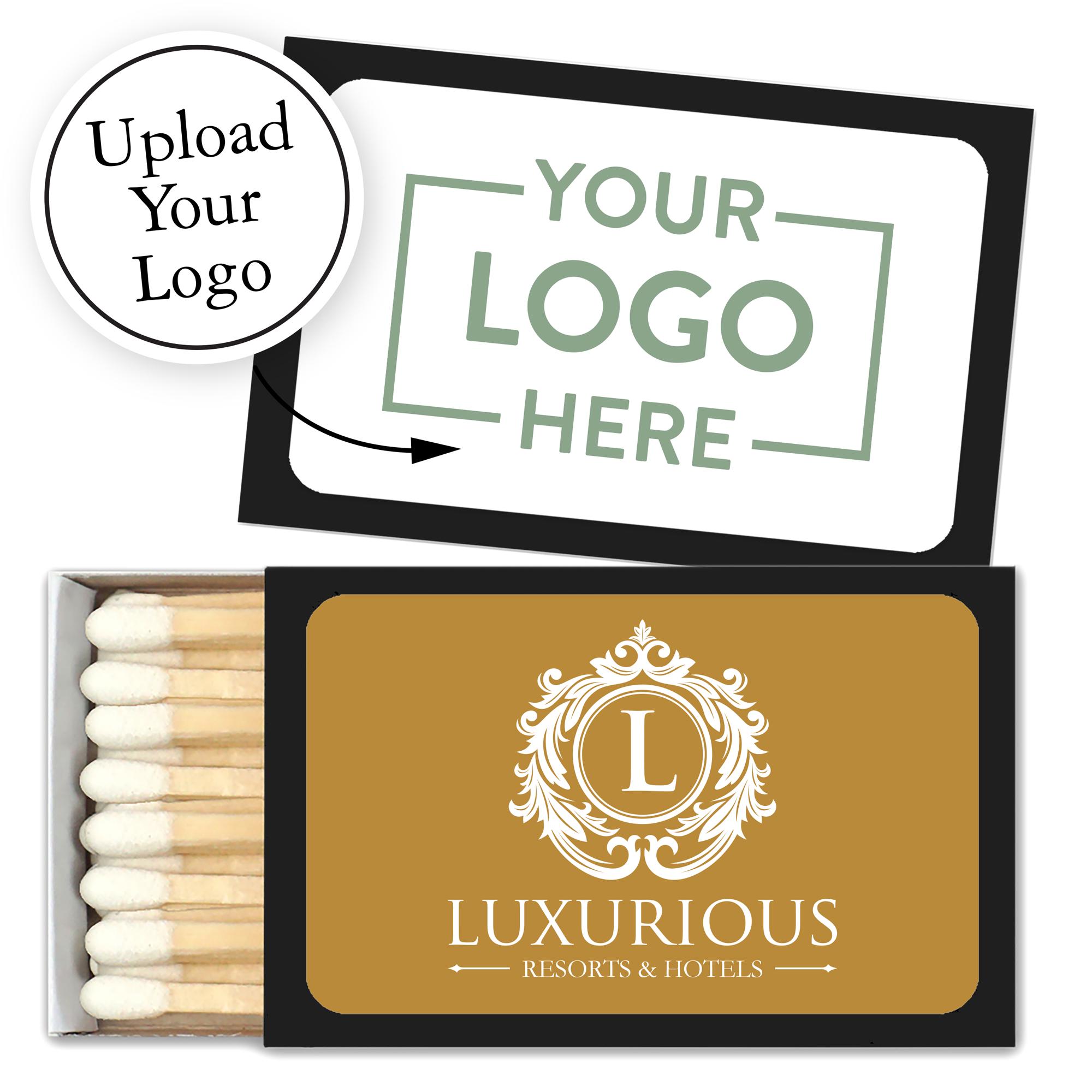 Custom Match Boxes, Custom Logo, DOUBLE SIDED, Personalized Matches ...