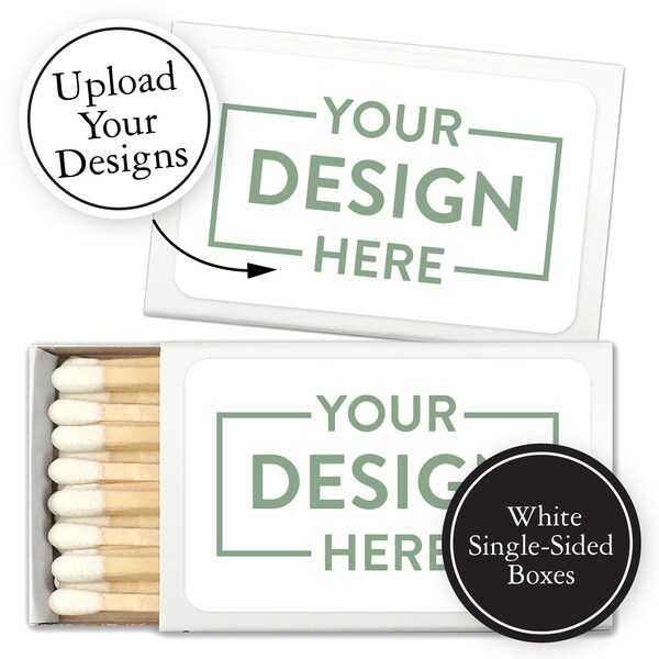 Custom Matchboxes Single - Etsy