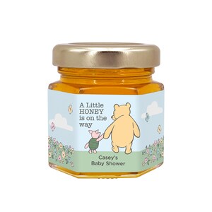 Classic Winnie the Pooh Baby Shower, Pooh Bear Baby Shower Favors, Mini ...
