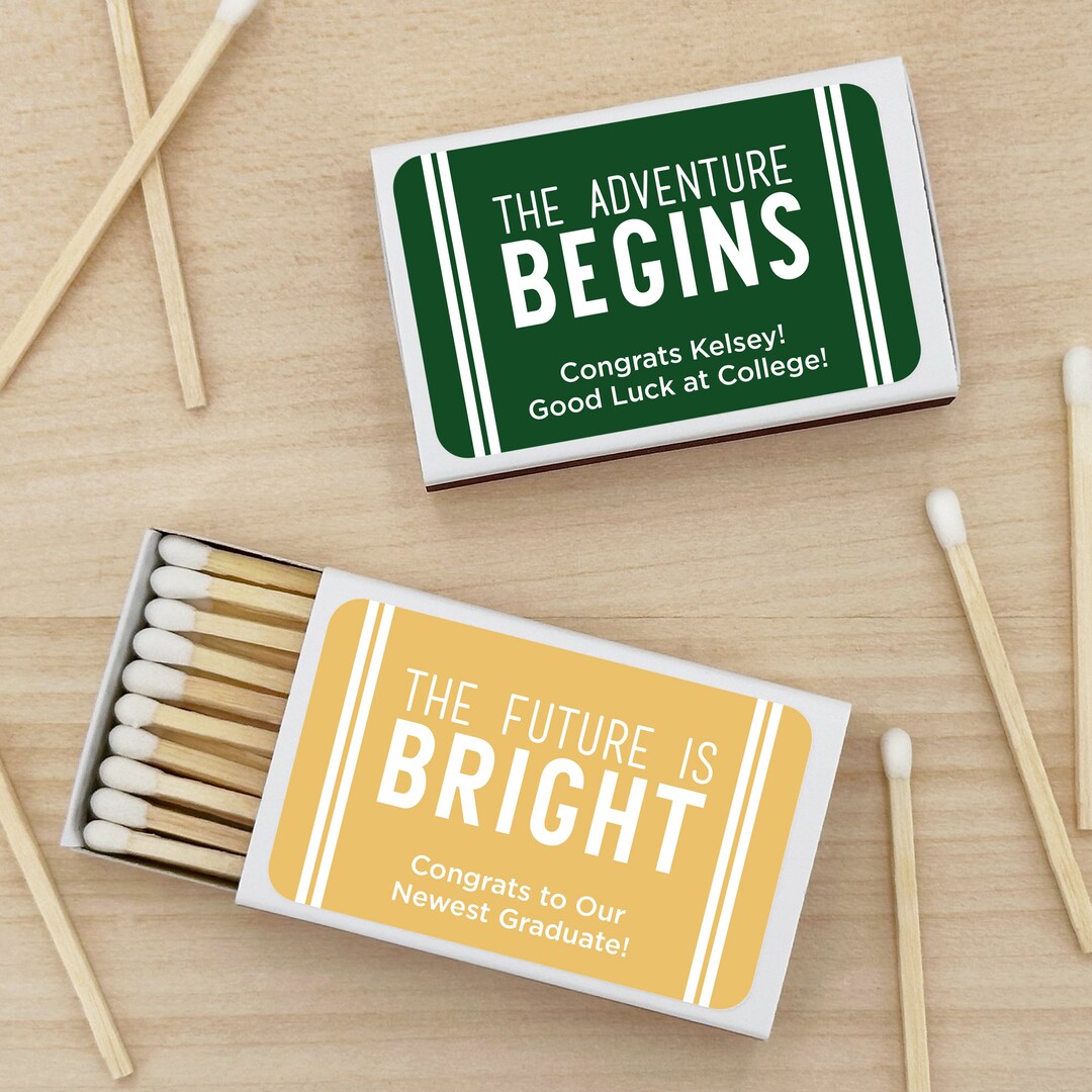 Graduation Party, Party Favors, Matchboxes, Graduation Favors, Party ...