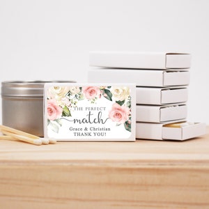 Wedding Matches, Perfect Match Matches, Personalized Matchboxes ...