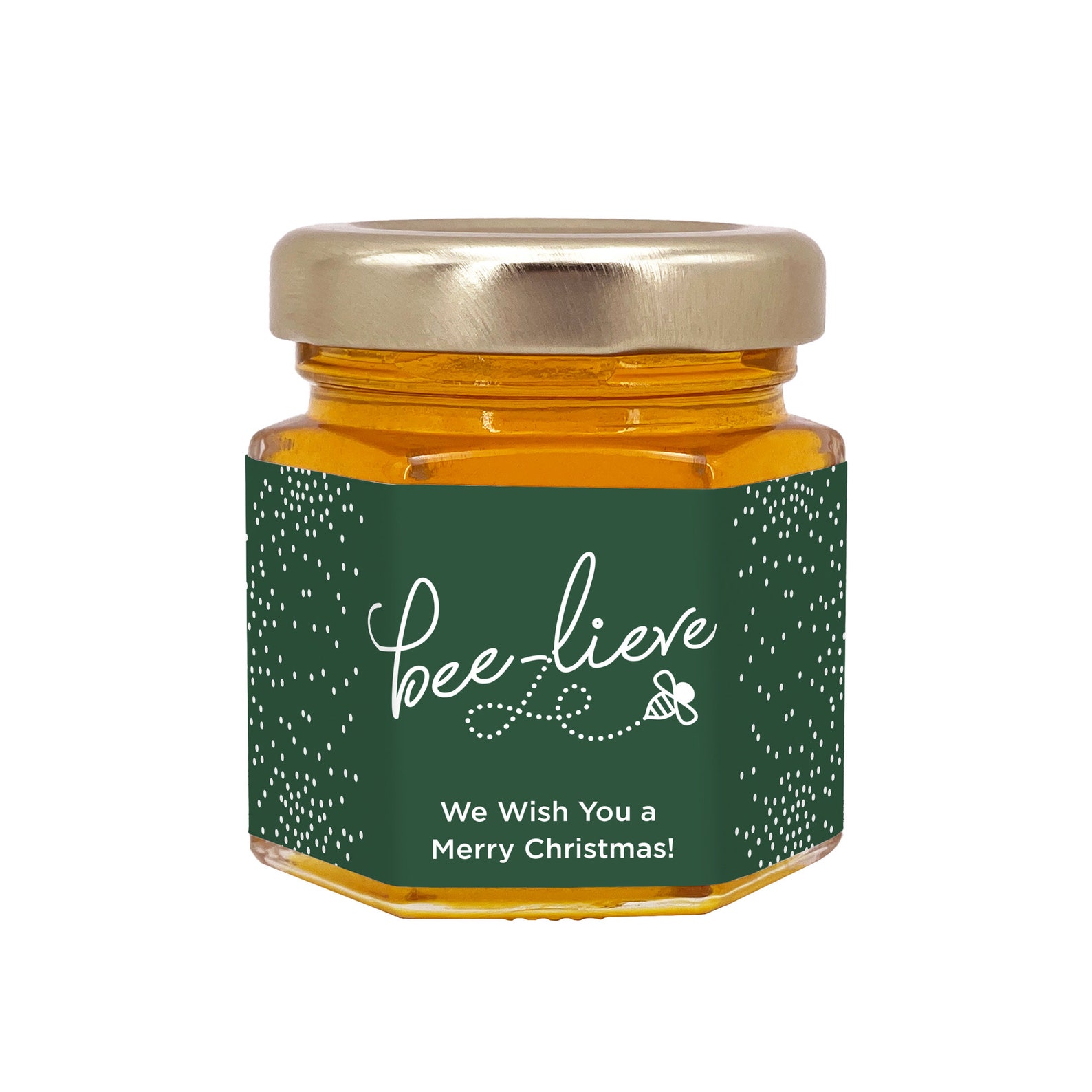 Bee Merry Honey Jar Favors, Christmas Party Favors, Holiday Favors ...