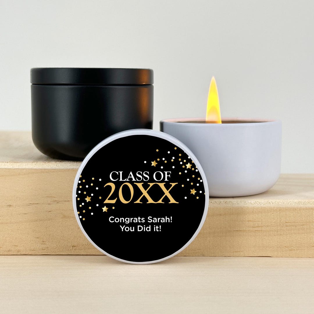 Unique Graduation Favors, Congrats Grad, Personalized Candles, Bulk ...