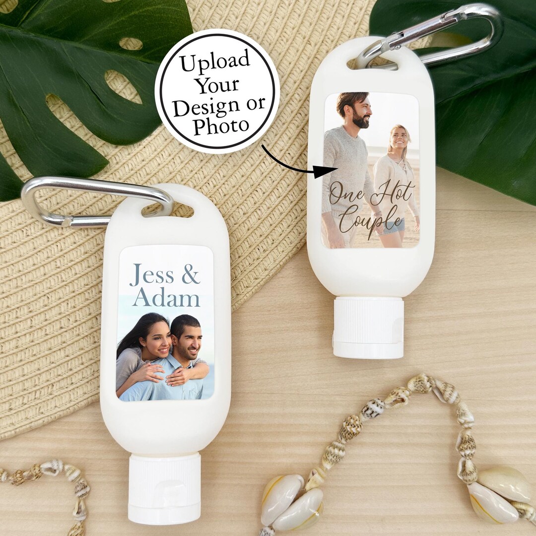 Custom Sunscreen With Carabiner, Custom Sunscreen, Personalized ...