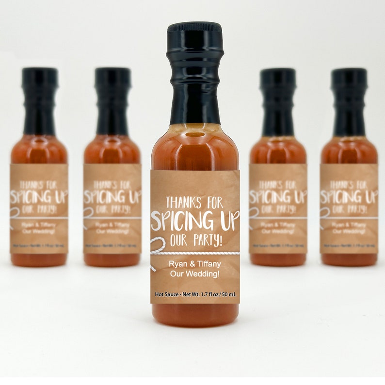 Hot Sauce Party Favors Hot Sauce Gift Party Favors Mini Hot - Etsy