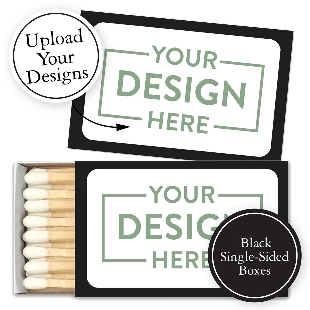 Custom Matchbooks, Custom Matches, SINGLE SIDED, Personalized Matches ...