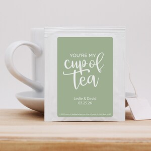 Wedding Favor Tea, Tea-rific Couple, the Perfect Blend, Wedding Favors ...