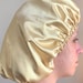 Gold Shower Cap Waterproof Shower Cap Satin Bath Cap Shower - Etsy UK