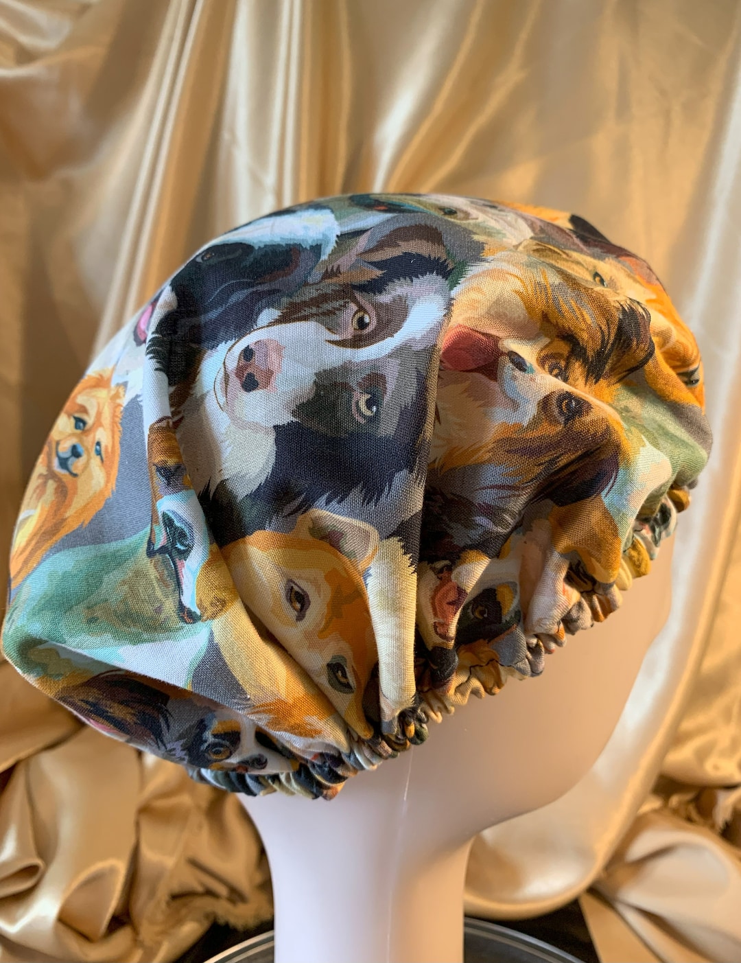 Kids Waterproof Shower Cap: Puppy Dog Print, Ages 2-6 - Etsy UK