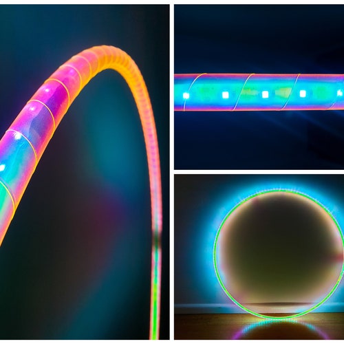 LED Polypro Hula Hoop Purple Urple ALL Purple Leds | Etsy