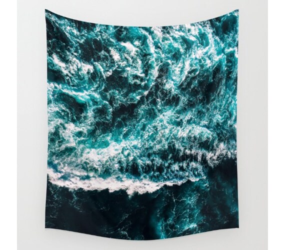 Wall Tapestry Ocean Tapestry Wall Hanging Ocean Waves | Etsy