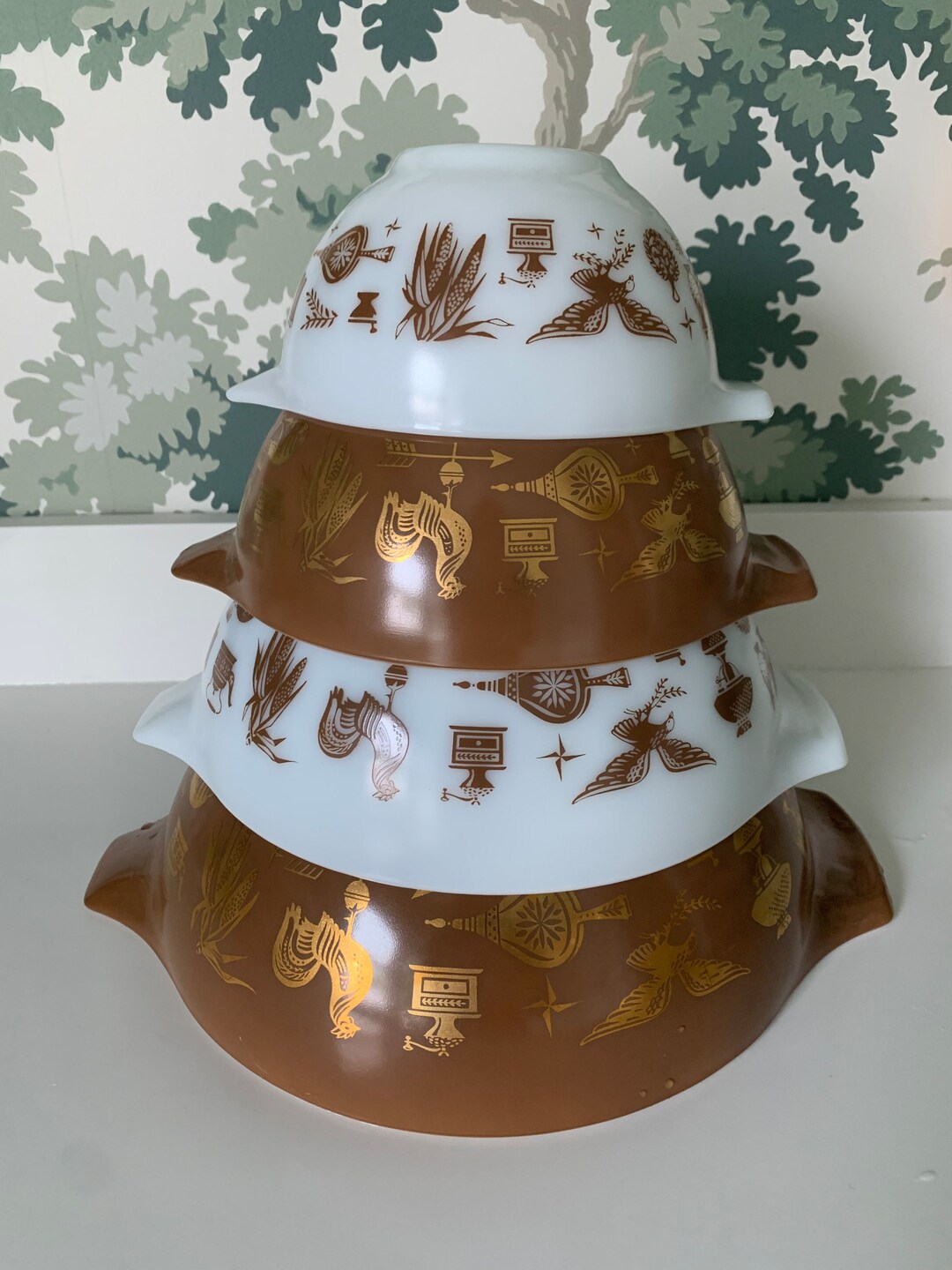 Americana Pyrex Cinderella Bowls (set of Four) - Etsy