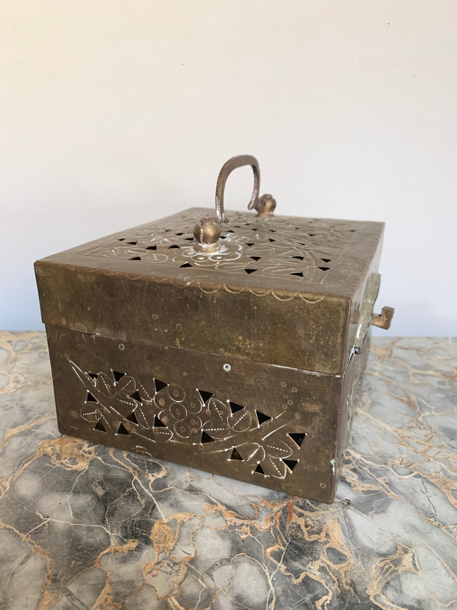 Large Brass Cricket Box Made in India - Etsy