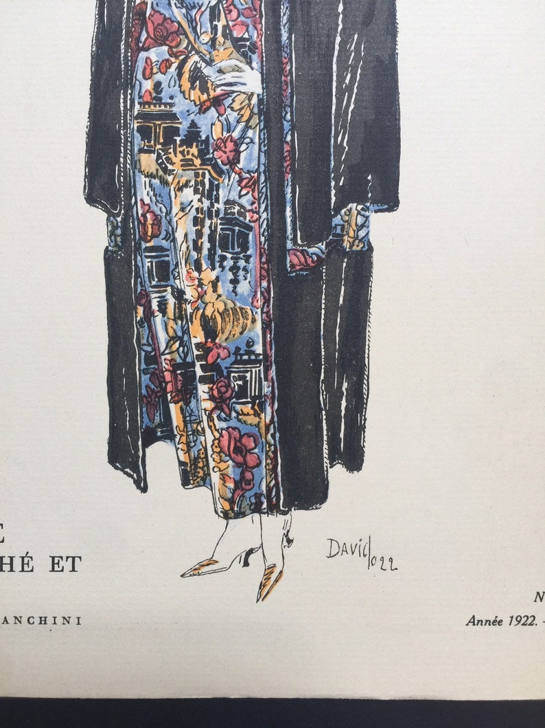 Original Fasion Plate From Gazette Du Bon Ton - Etsy