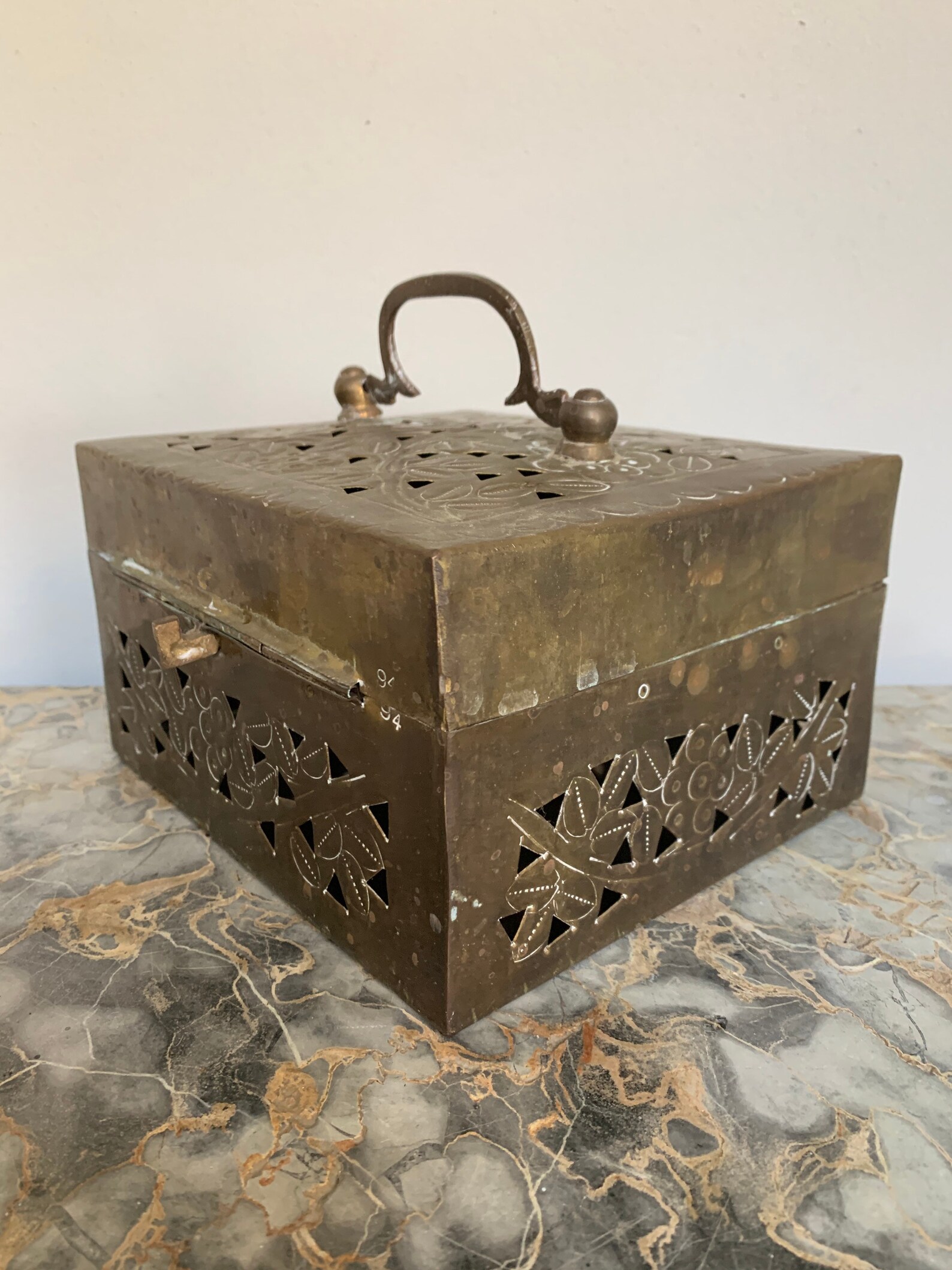Large Brass Cricket Box Made in India - Etsy