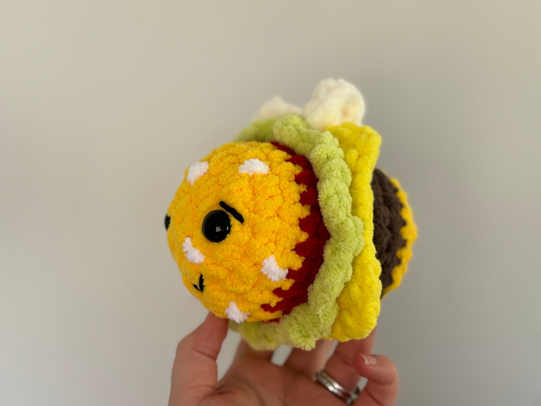 Burger Bee Plushie Gift for Kids From Mom or Grandma to Children or ...