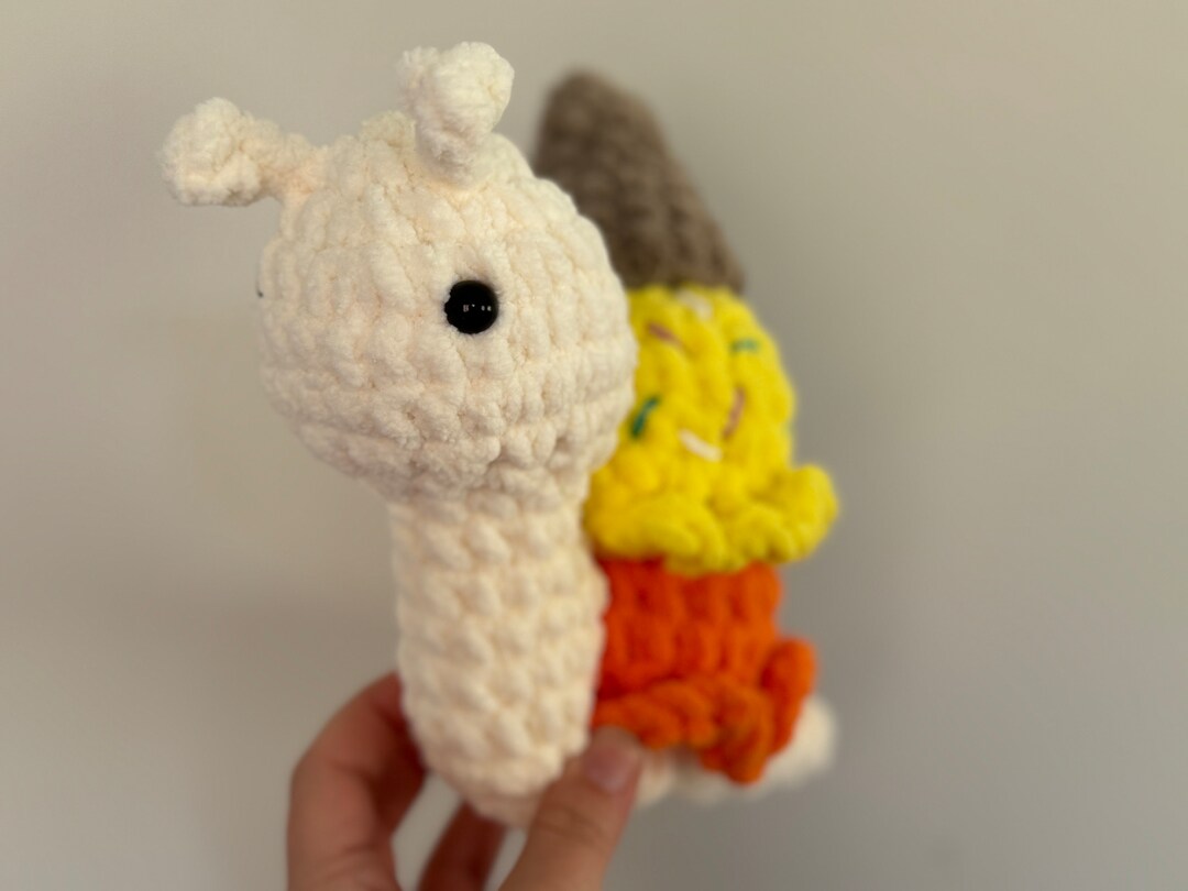 Ice Cream Snail Plushie Gift for Kids From Mom or Grandma to Children ...