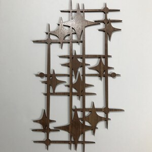 MCM Large Starbursts Wall Decor, Mid-century Modern, Mcm Decor, Mcm ...
