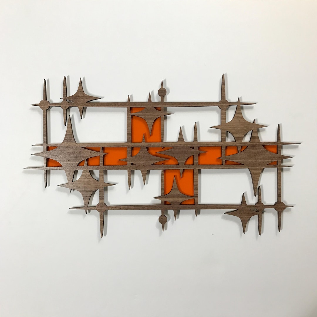 MCM Large Starbursts Wall Decor, Mid-century Modern, Mcm Decor, Mcm ...